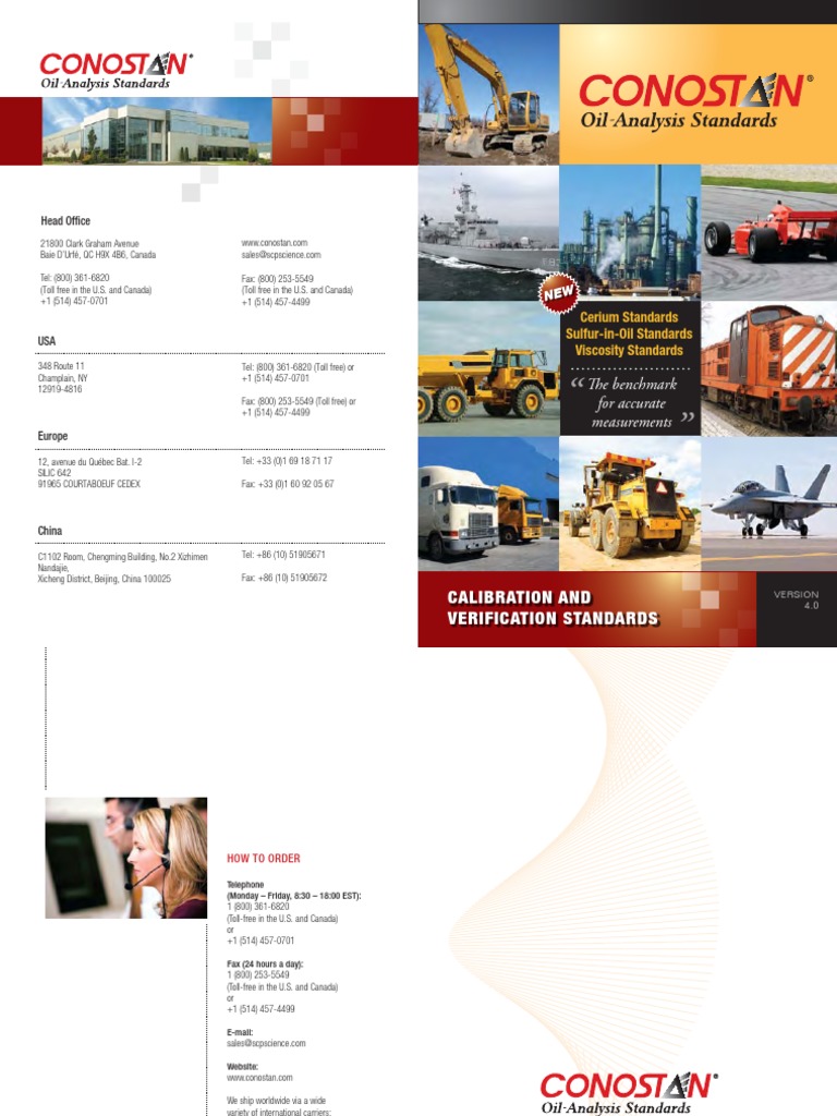 Conostan STD Brochure For AAS or ICP | PDF | Atomic Absorption ...