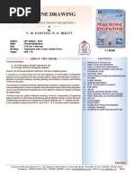 Machine Drawing Book Intro by ND Bhatt | PDF | Screw | Gear