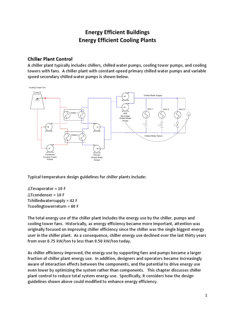 Energy Efficiency in Chiller Plants | PDF | Air Conditioning ...