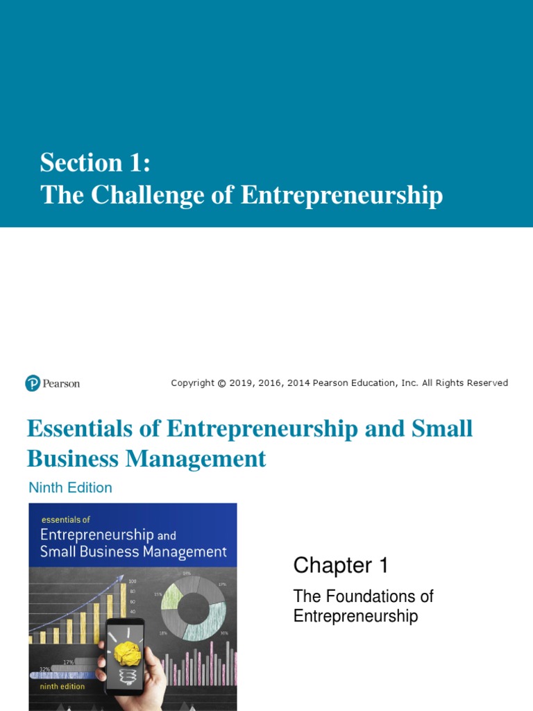 CH 1 Foundations of Entreprenuership | PDF | Entrepreneurship ...