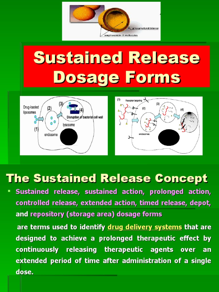 Sustained Release Formulations: Design, Mechanisms of Action, and ...