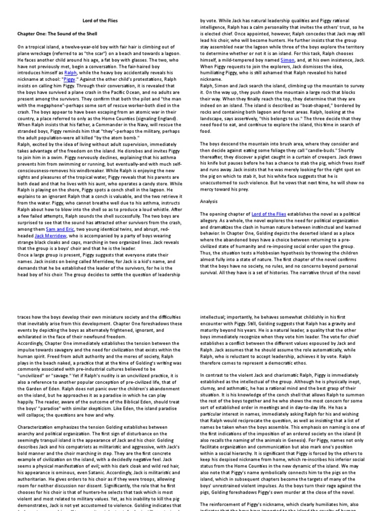 Lord of The Flies | PDF