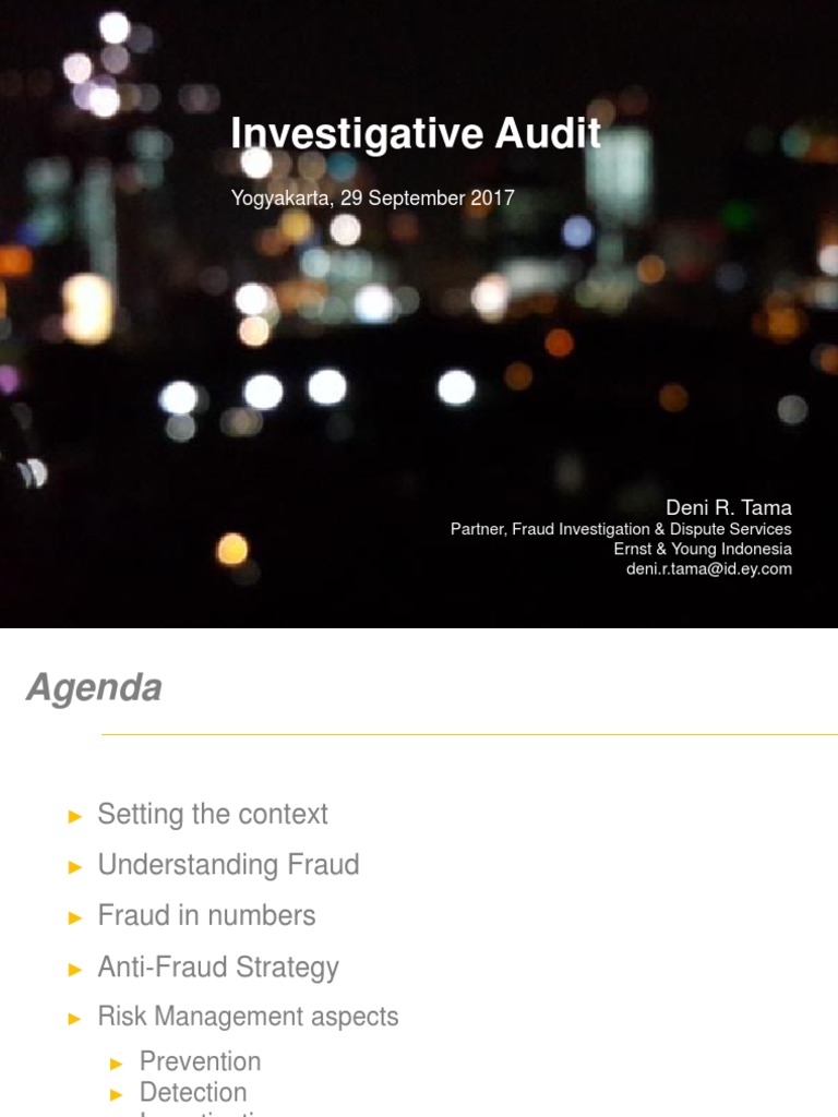 Investigative Audit | PDF | Fraud | Whistleblower