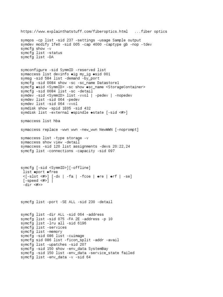 More More Symcli | PDF | Ip Address | I Pv6