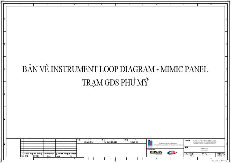 Bản Vẽ Instrument Loop Diagram - Mimic Panel TrạM Gds Phú Mỹ | PDF