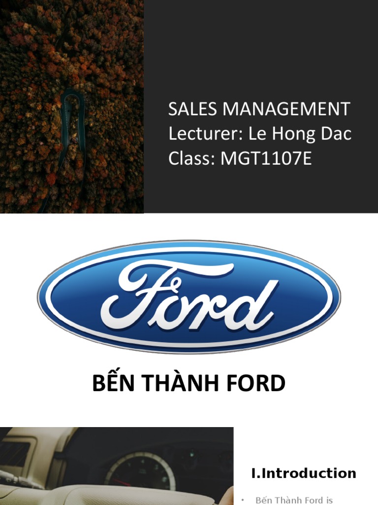 Saigon Ford Marketing Management | PDF | Ho Chi Minh City | Economic Growth