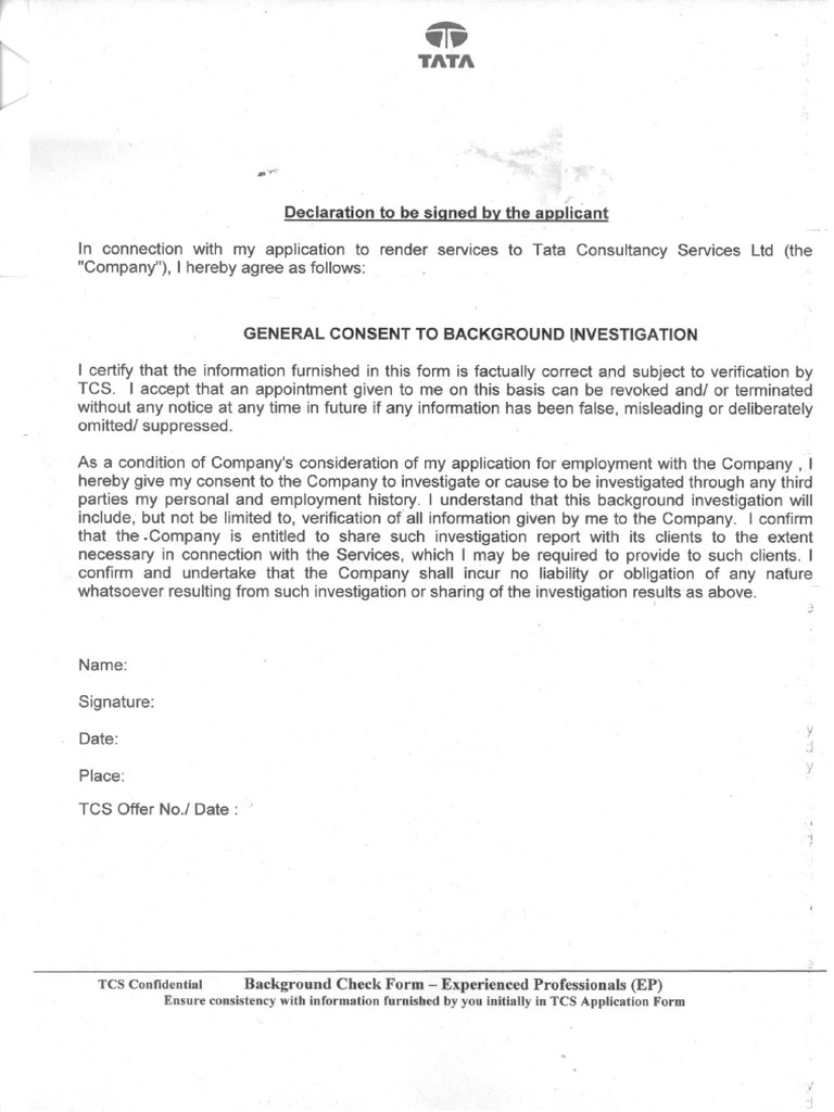 EP Declaration Form | PDF