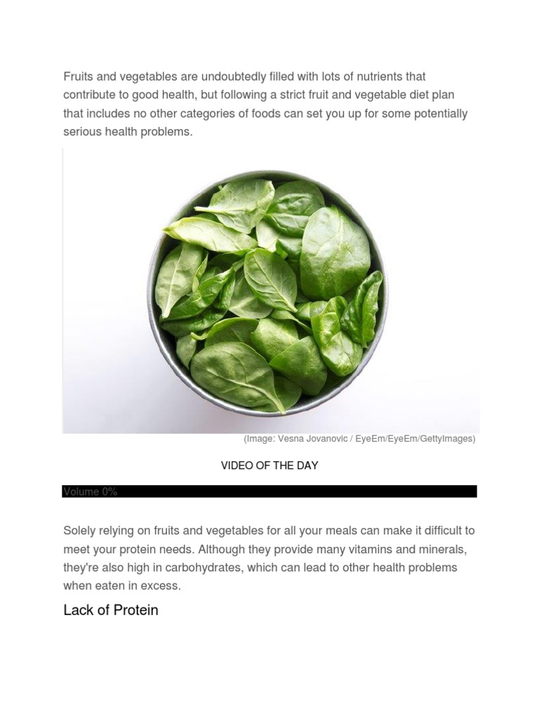 Fruits and Vegetables | PDF | Fructose | Nutrients