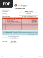 7 Vehicle Handover Sheet New | PDF | Motor Vehicle | Wheeled Vehicles
