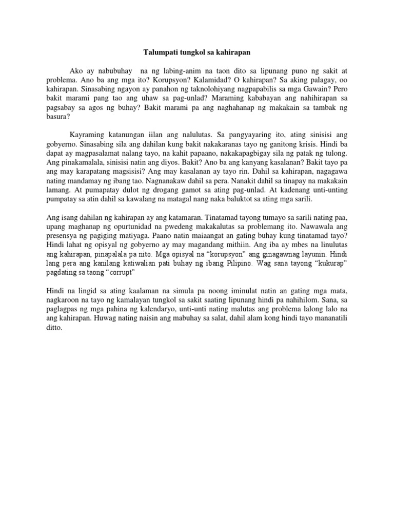 Talumpati | PDF