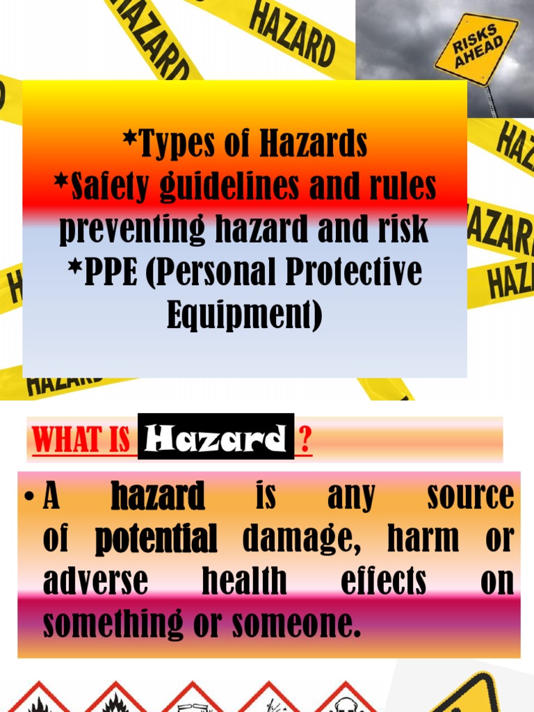 Types of Hazards FINAL | PDF | Hazards | Burn