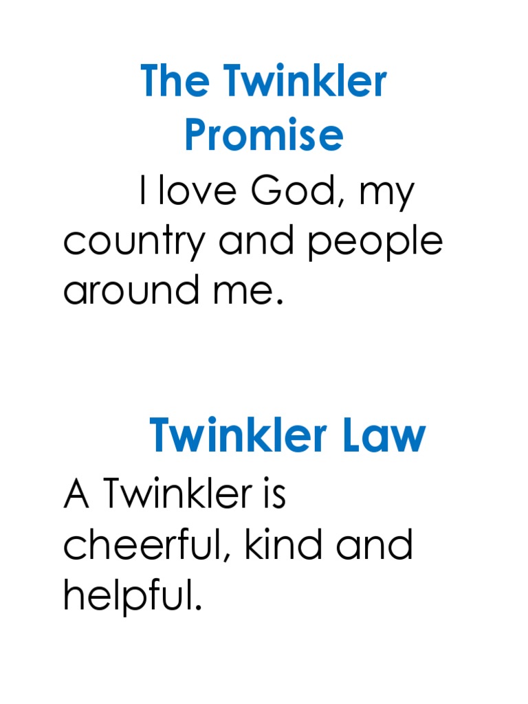 The Twinkler Promise | PDF