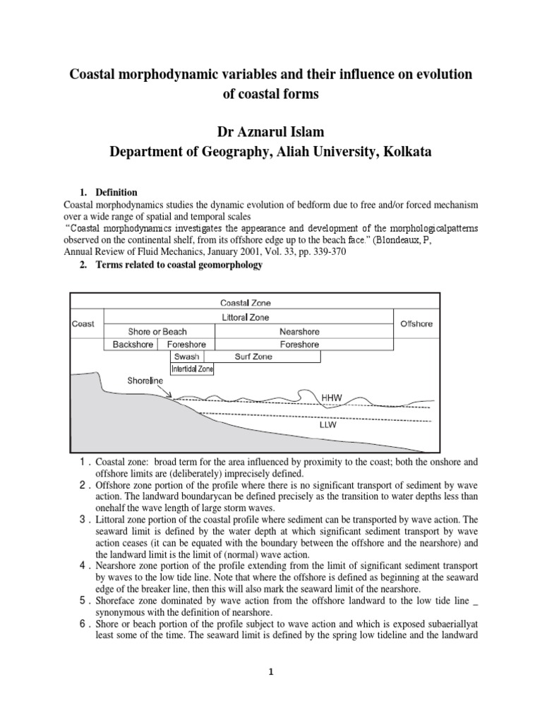 Coastal Morphodynamics | Download Free PDF | River Delta | Erosion