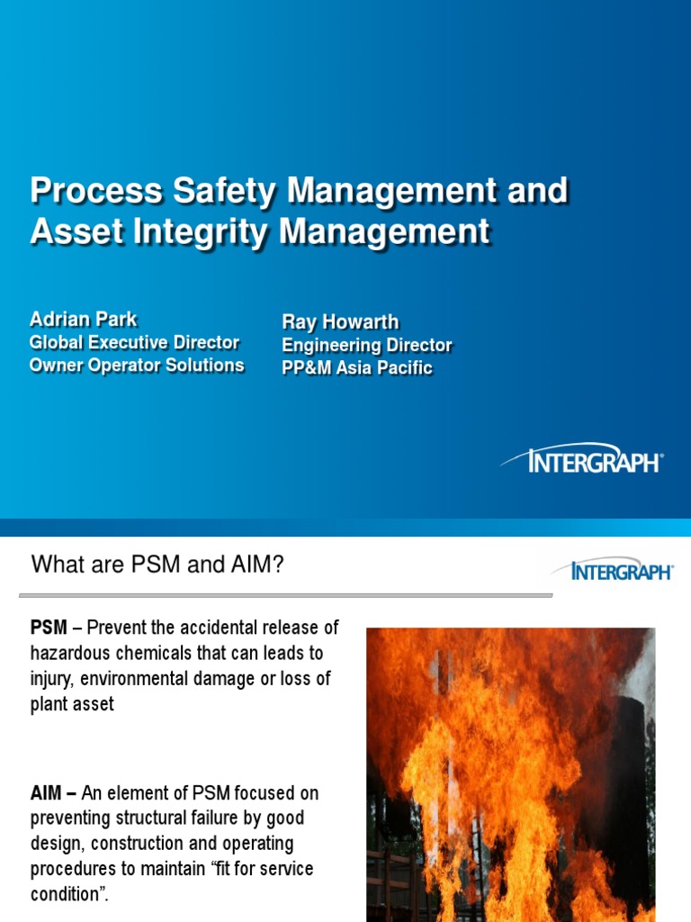 SmartPlant Enterpise Owner Operator - Process Safety Management and ...