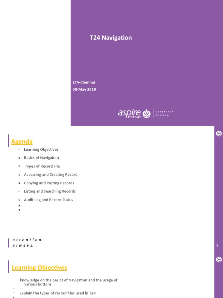 FUNCTIONAL T24 | Command Line Interface | Menu (Computing)