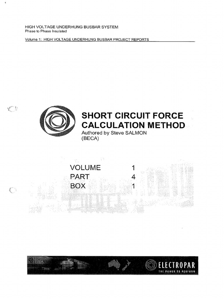 Short Circuit Force Calculation Method | PDF