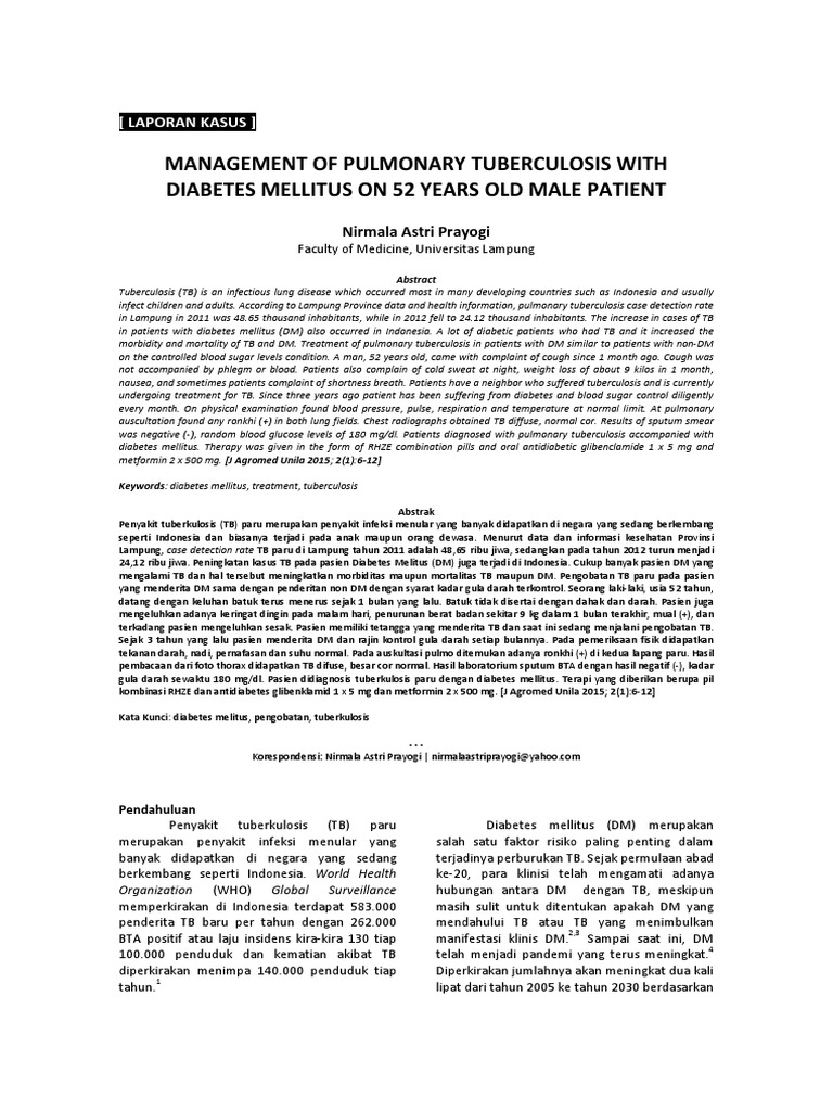 Pulmo TB | PDF | Tuberculosis | Epidemiology