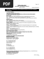 Gleitmo 810 SDS | PDF | Dangerous Goods | Toxicity