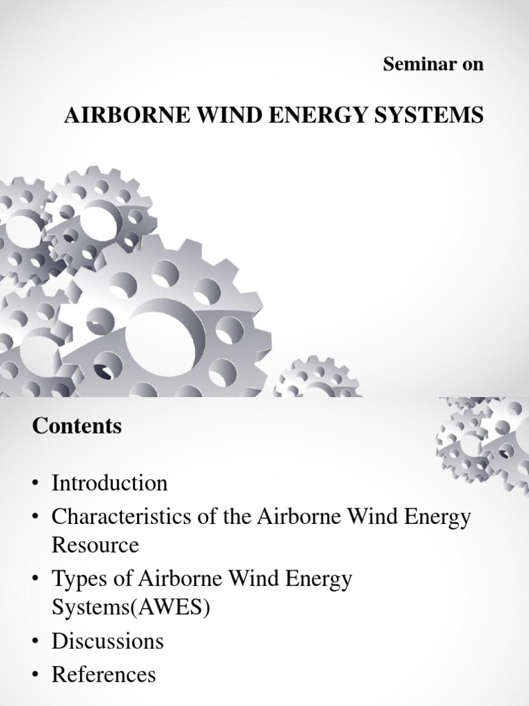 Airborne Wind Energy Systems | PDF | Aircraft | Wind Power