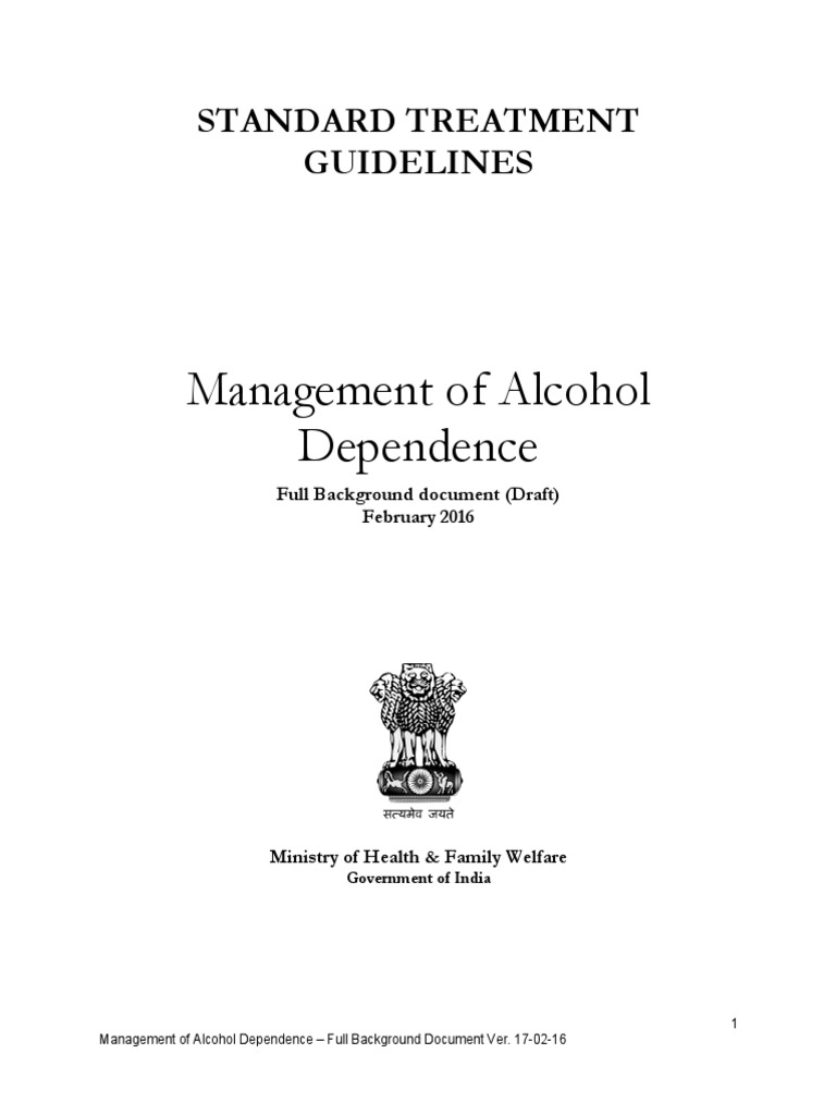 Alcohol Dependence | PDF | Alcoholism | Mental Disorder