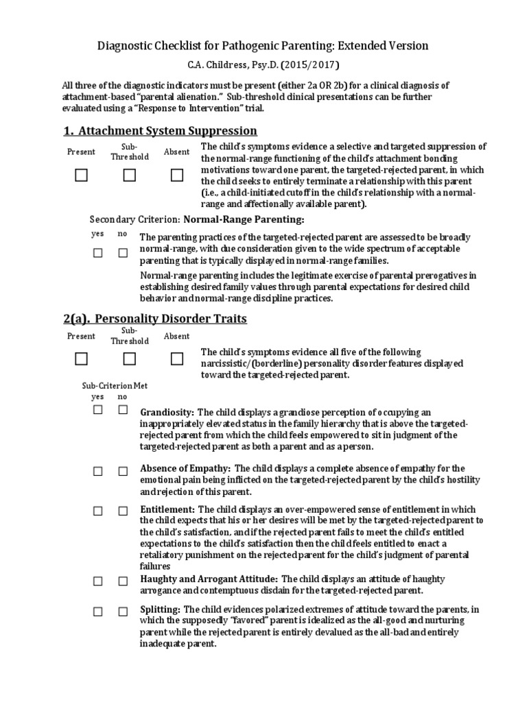 Diagnostic Checklist | PDF | Anxiety | Diagnostic And Statistical ...