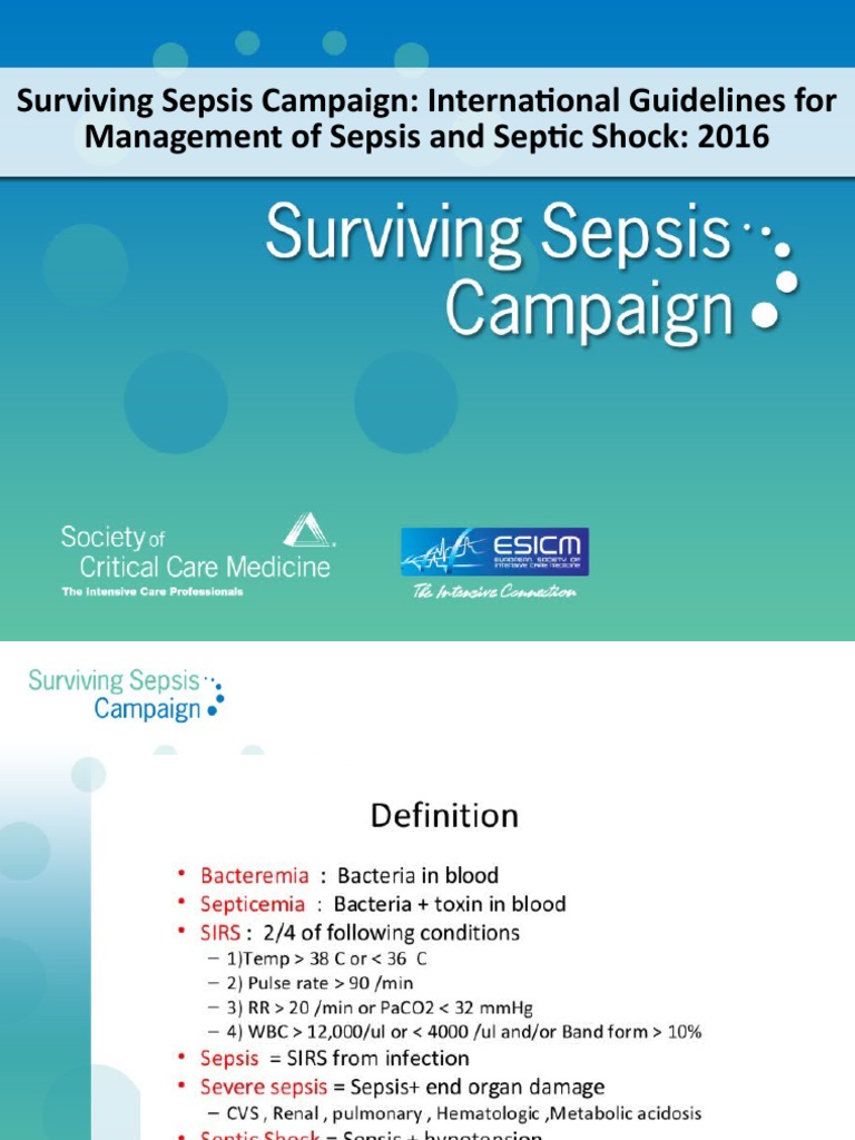2023 Sepsis Management Guidelines | PDF | Sepsis | Shock (Circulatory)