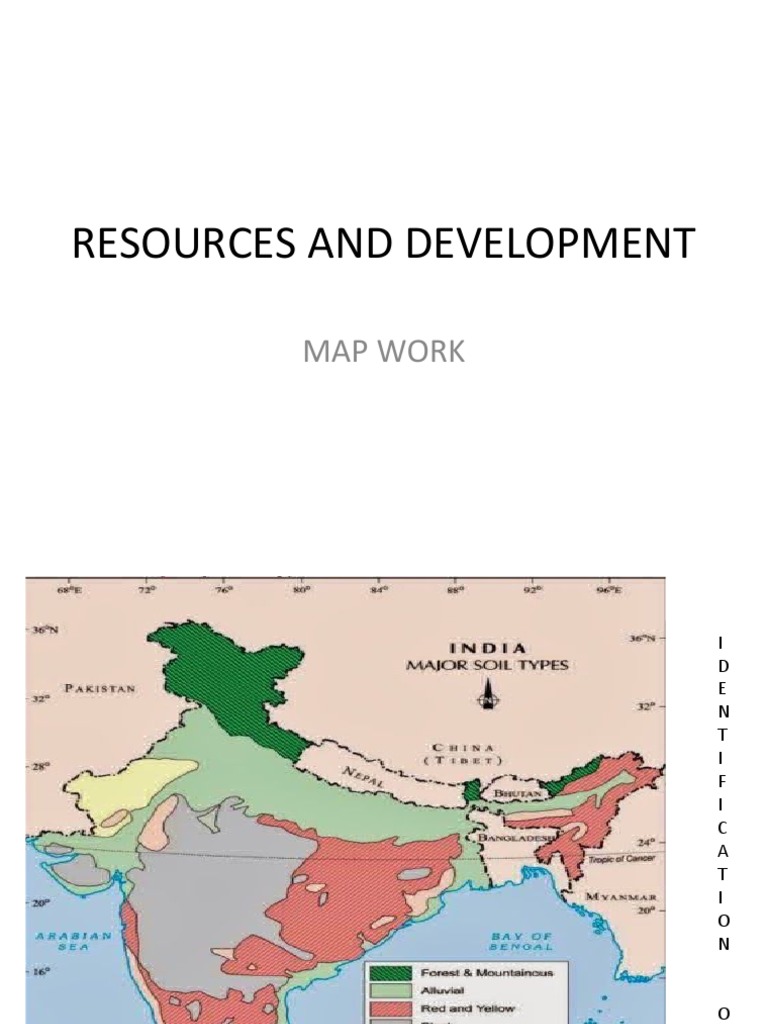 Resources and Development: Map Work | PDF | Tamil Nadu | South Asia