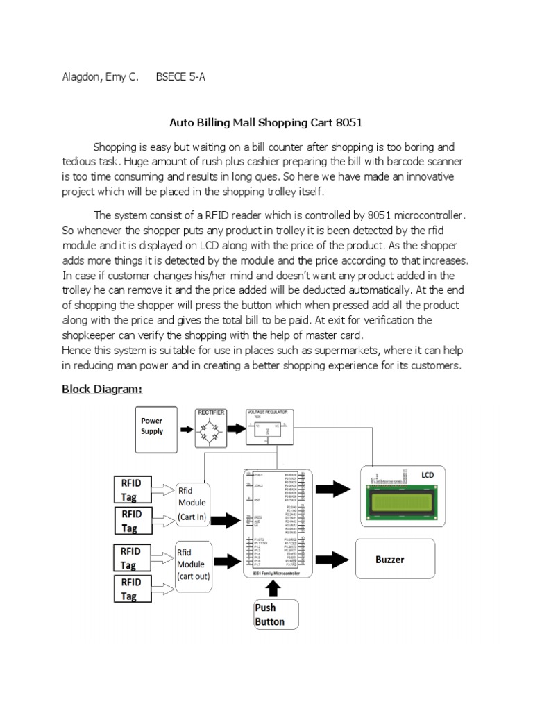 Auto Billing Mall Shopping Cart 8051 | PDF