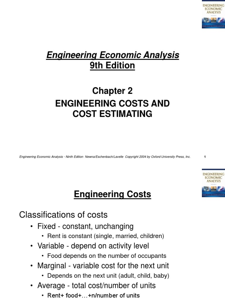 Engineering Economic Analysis: 9th Edition | PDF | Cost | Life Cycle ...