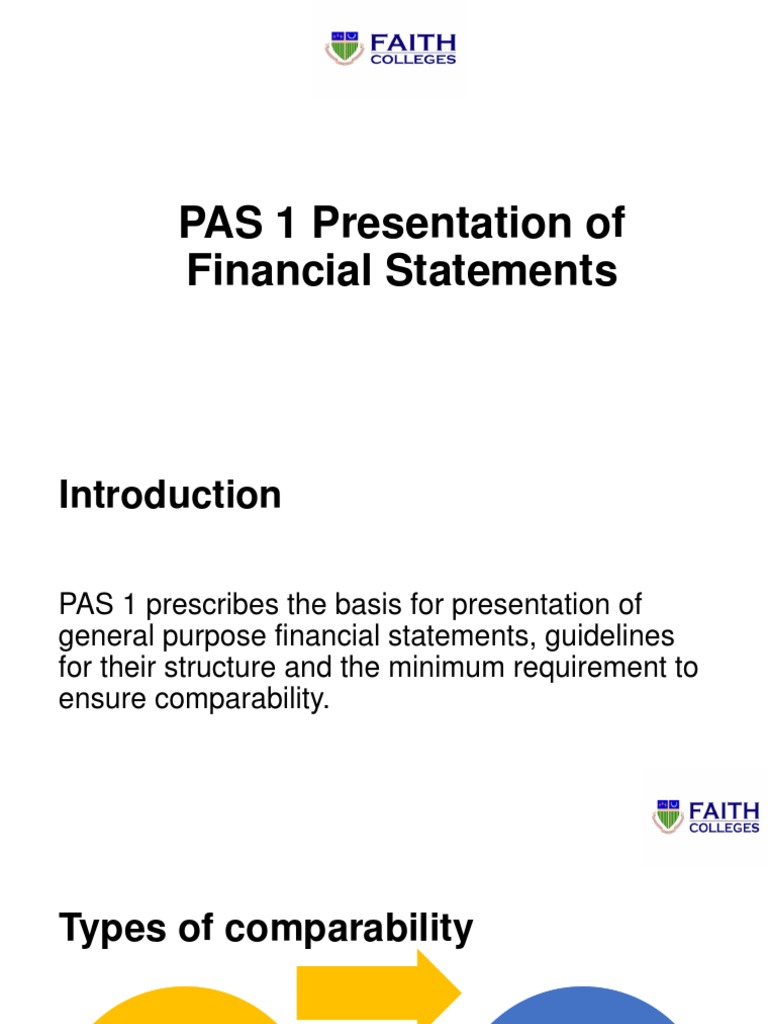 PAS 1 Presentation of Financial Statements | PDF | Financial Statement ...