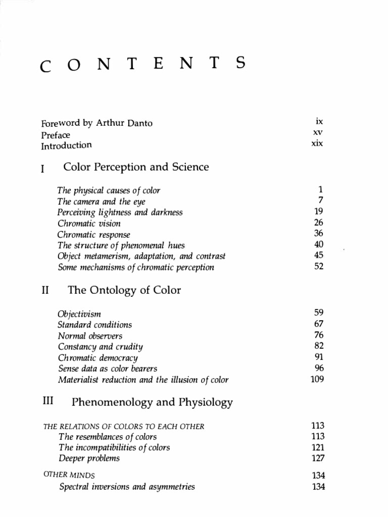 Color For Philosophers - Unweaving The Rainbow (Larry Hardin) | PDF ...