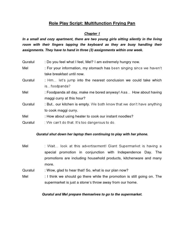 Multifunction Frying Pan Script | PDF