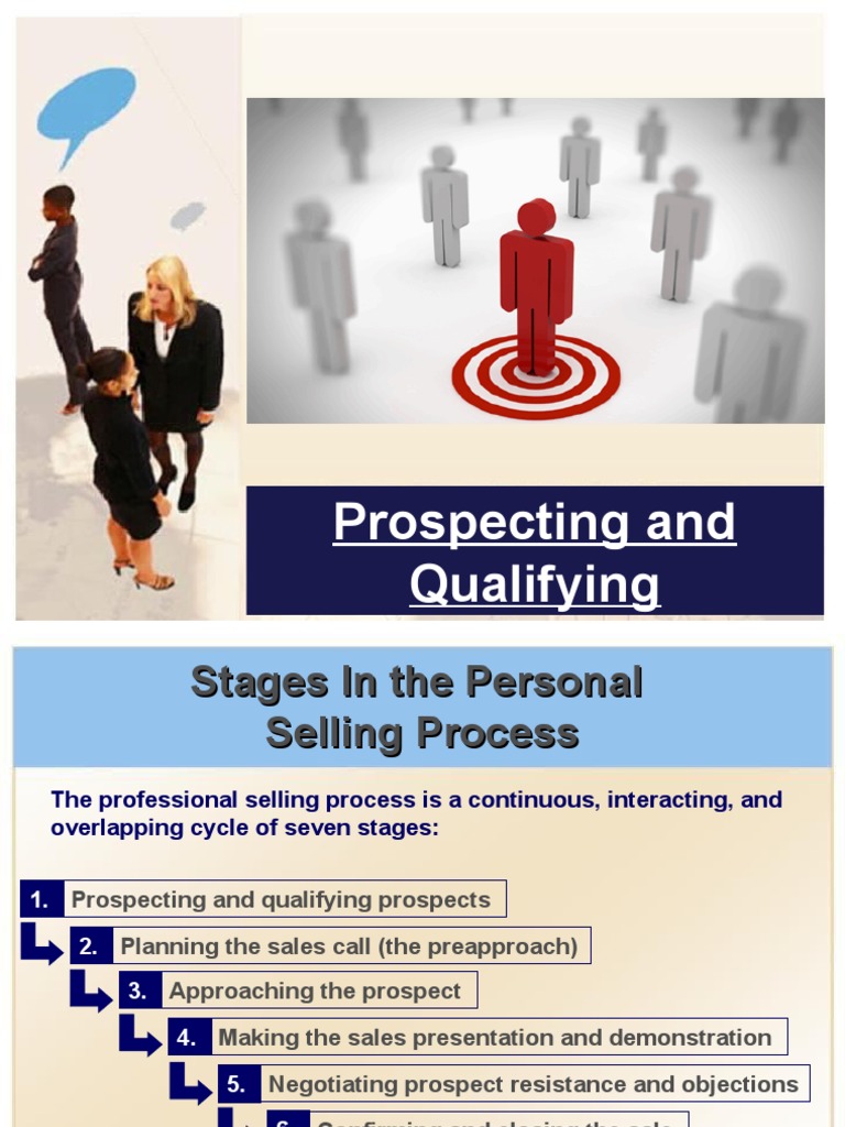 Prospecting and Qualifying | Download Free PDF | Sales | Direct Marketing