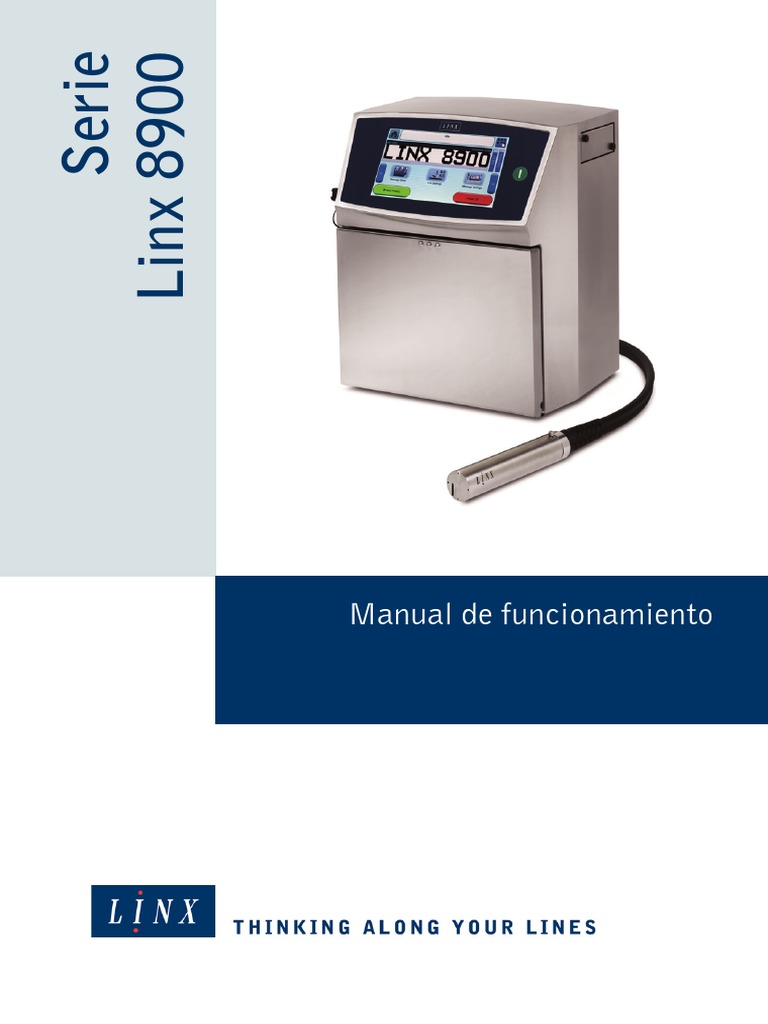 Manual Linx 8900 en Español PDF | Impresora (Computación) | Corriente ...