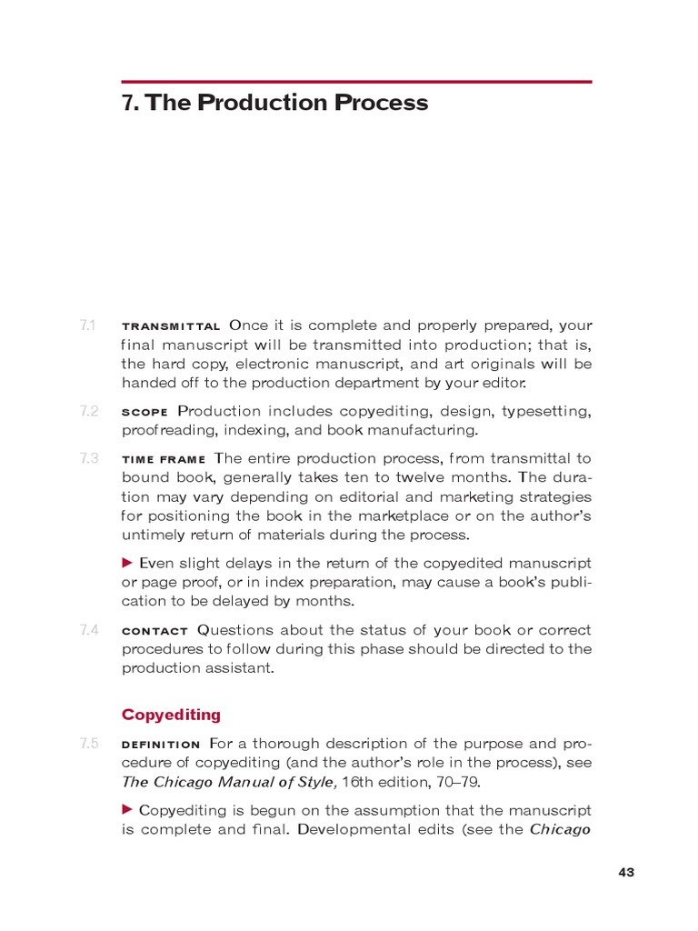 The Production Process: Copyediting | PDF | Copy Editing | Proofreading