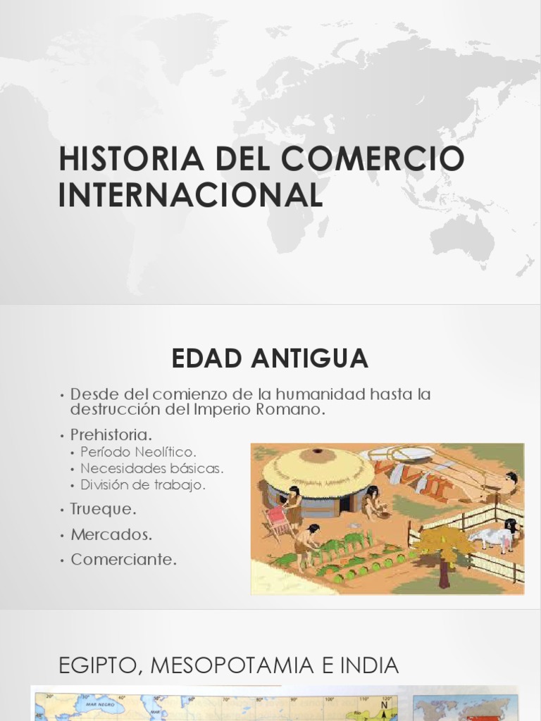 Historia Del Comercio Internacional | PDF | Comercio | Edades medias