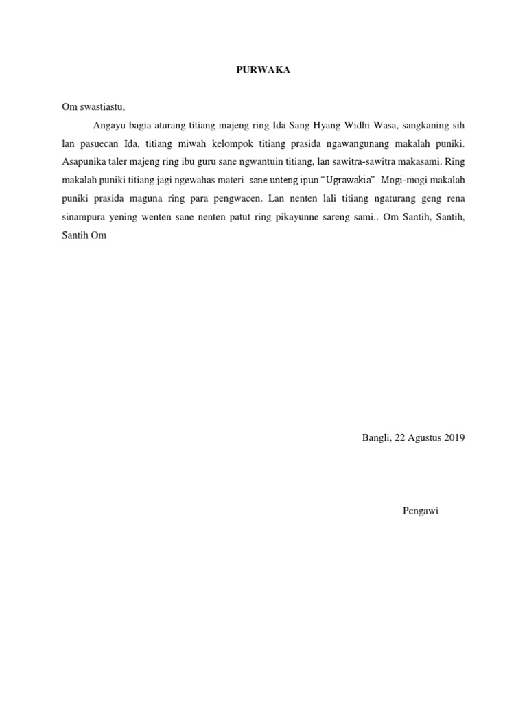 Materi dan Pemain Talk Show Ugrawakia | PDF