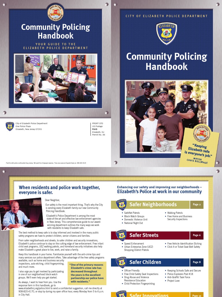 Community Policing Handbook | PDF | Police | Traffic