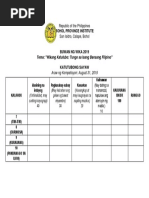 Pamantayan Sa Pagsulat NG Tula | PDF