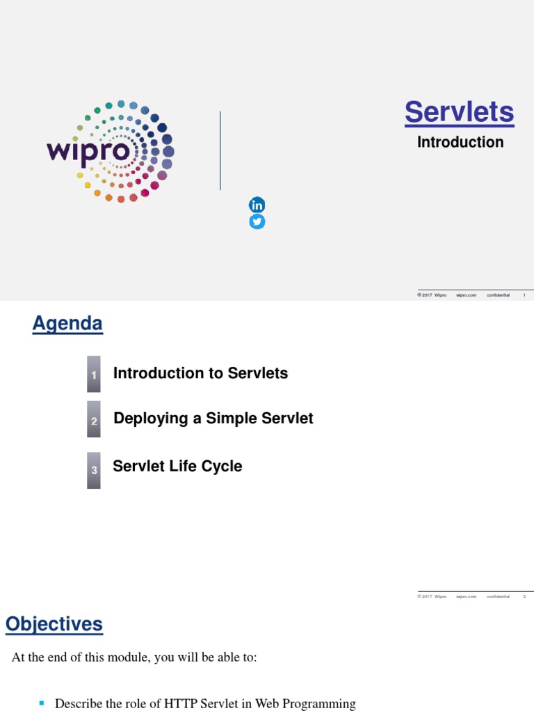 1 Introduction To Servlets Pdf Java Servlet Web Server