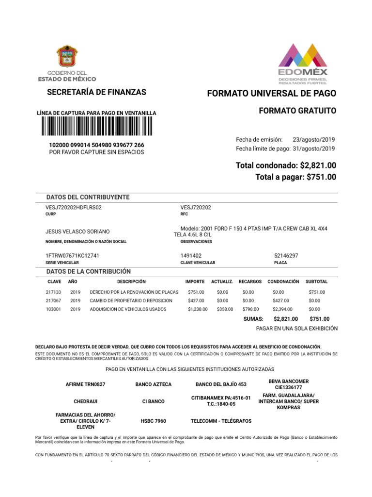 Formato Universal CCV (1) Meca PDF | PDF | Bancos | Bancario