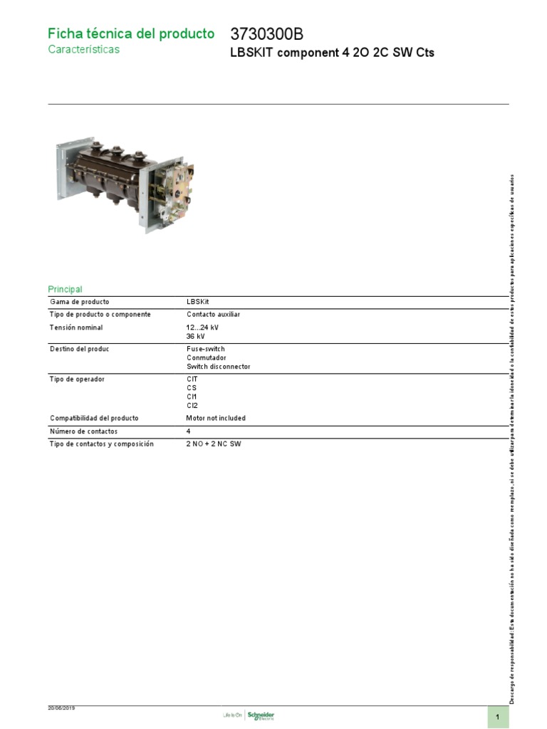 LBS Kit Schneider Electric | PDF