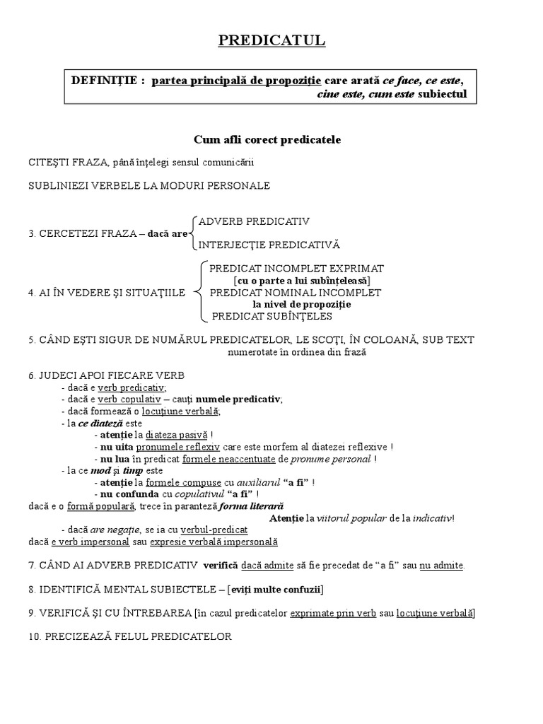 Predicat Schema 3 | PDF