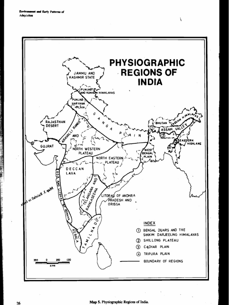Physiographic Region of India | PDF