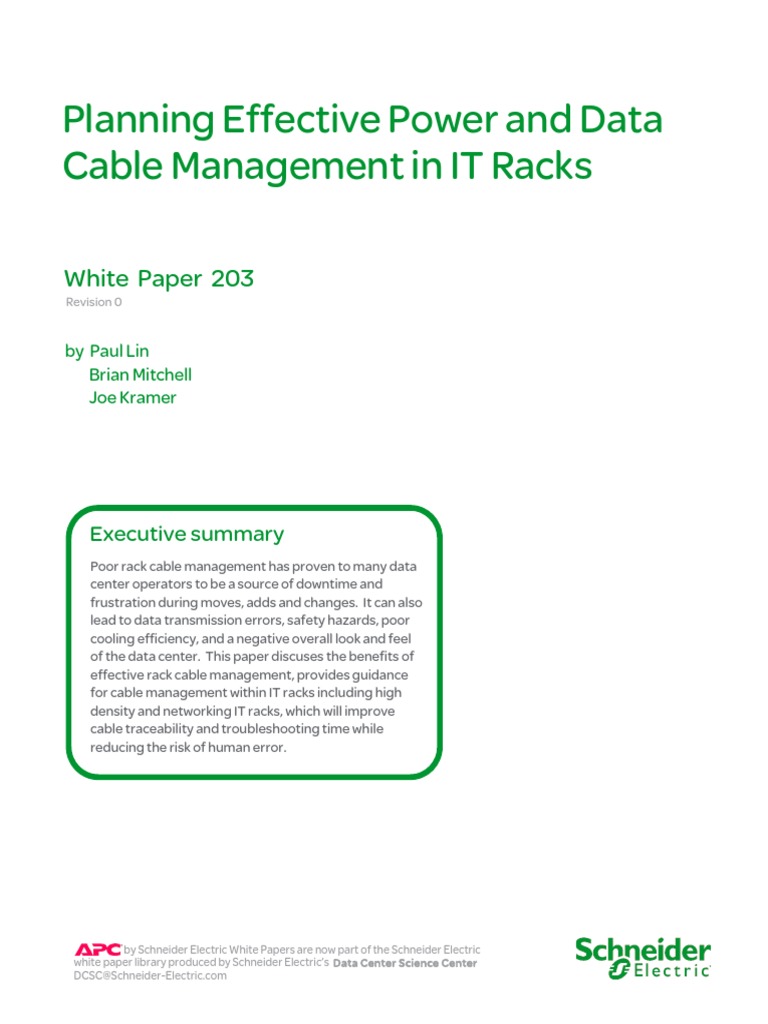 Planing Rack Cable Management | PDF | Data Center | Optical Fiber