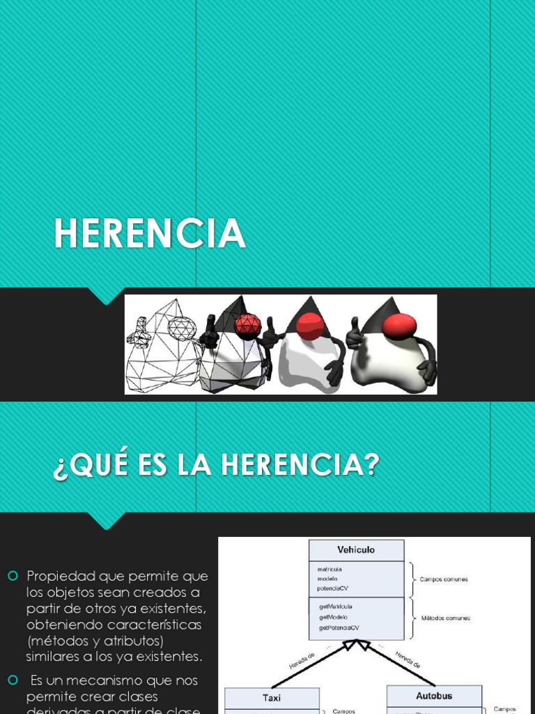 Herencias | PDF | Herencia (Programación Orientada a Objetos ...