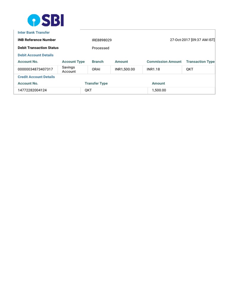 INB Reference Number Debit Transaction Status: IRE8898029 27-Oct-2017 ...