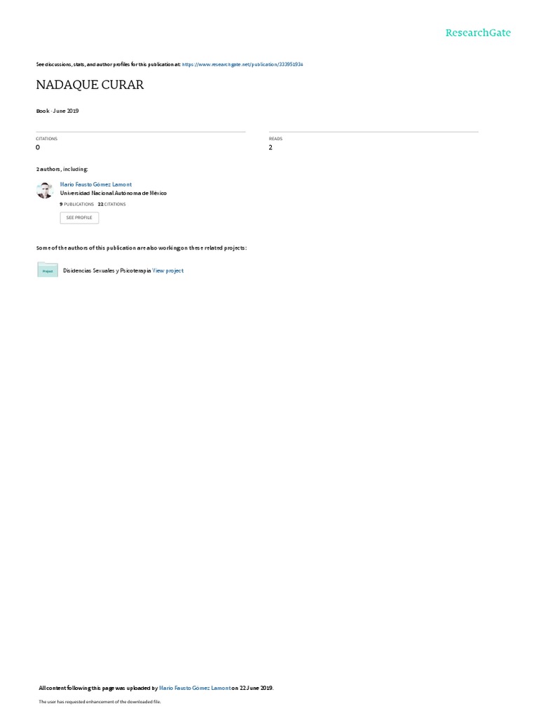 Nada Que Curar | PDF | Homosexualidad | Bisexualidad