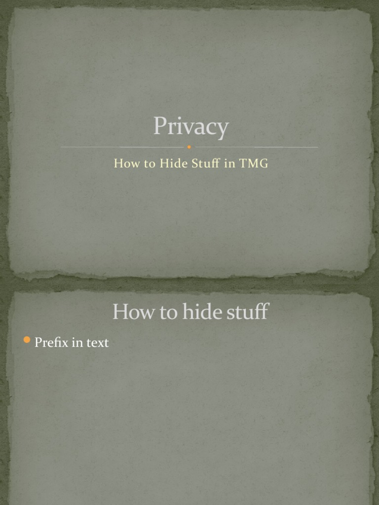 Privacy in The Master Genealogist | PDF | Genealogy | Information ...