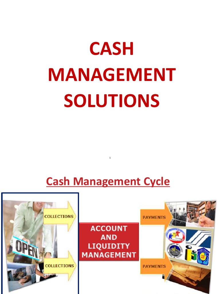 Cash Management Solutions | PDF | Payments | Cheque